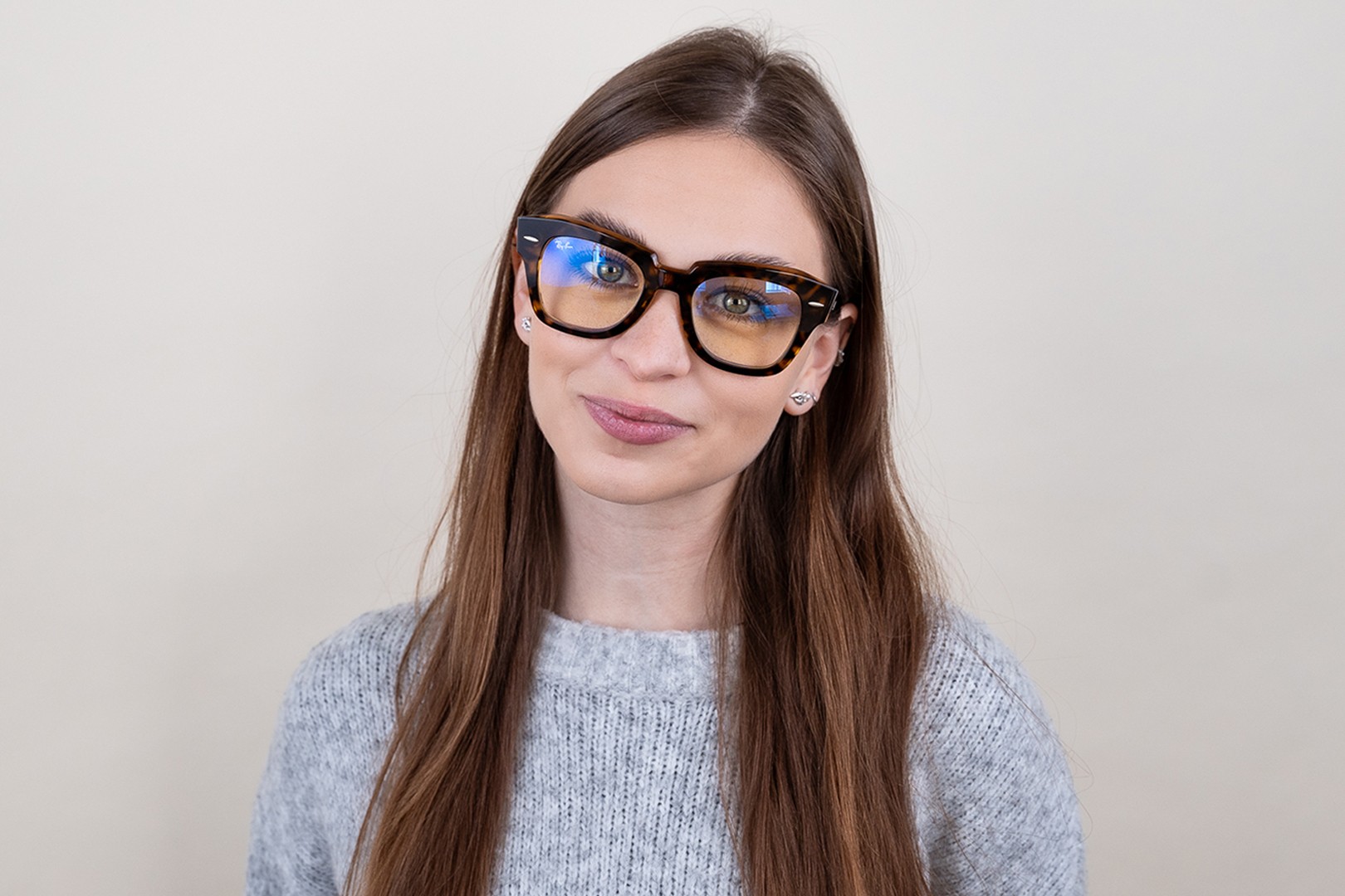 Ray-Ban® State Street RB2186 1292BL 49 – Blaufilter Brillen | Lentiamo